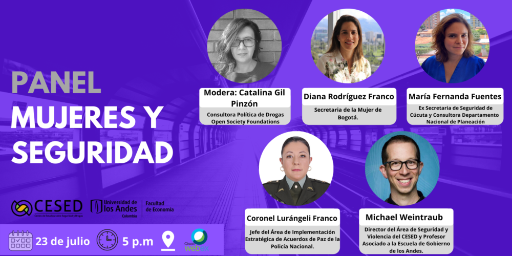 Panel | Mujeres y Seguridad - CESED - Centro de Estudios de sobre Seguridad y Drogas